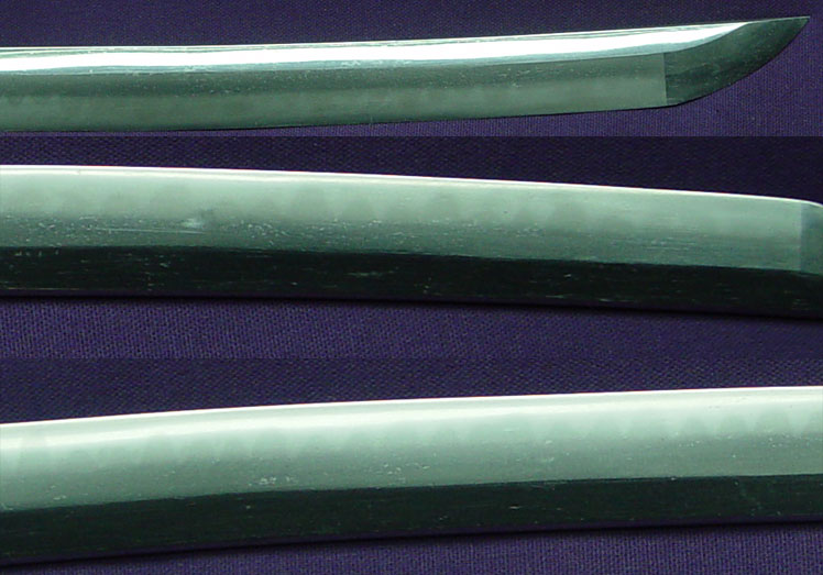 Japanese Sword -Nice fully mounted gendaito katana signed "Nagamitsu saku"